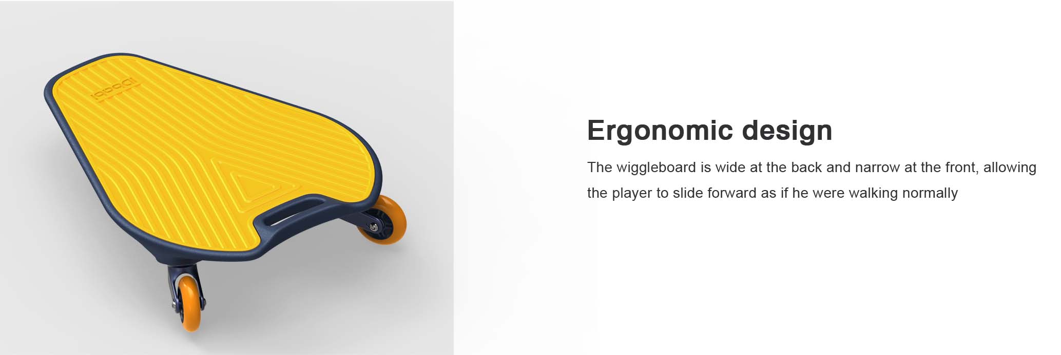 Wiggleboard. The skateboard with a new twist!