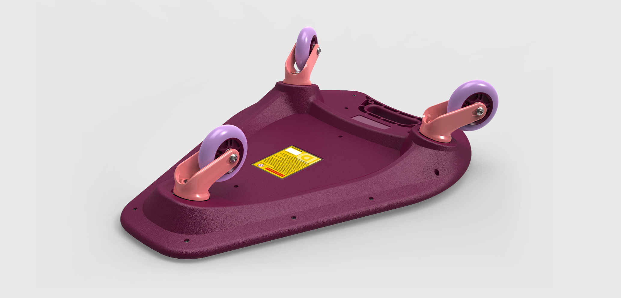 Wiggleboard. The skateboard with a new twist!